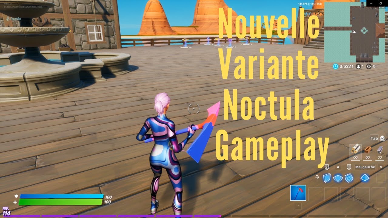 Nouveaux Style/Variante du skin Noctula (Skin Nightlife) Gameplay ...