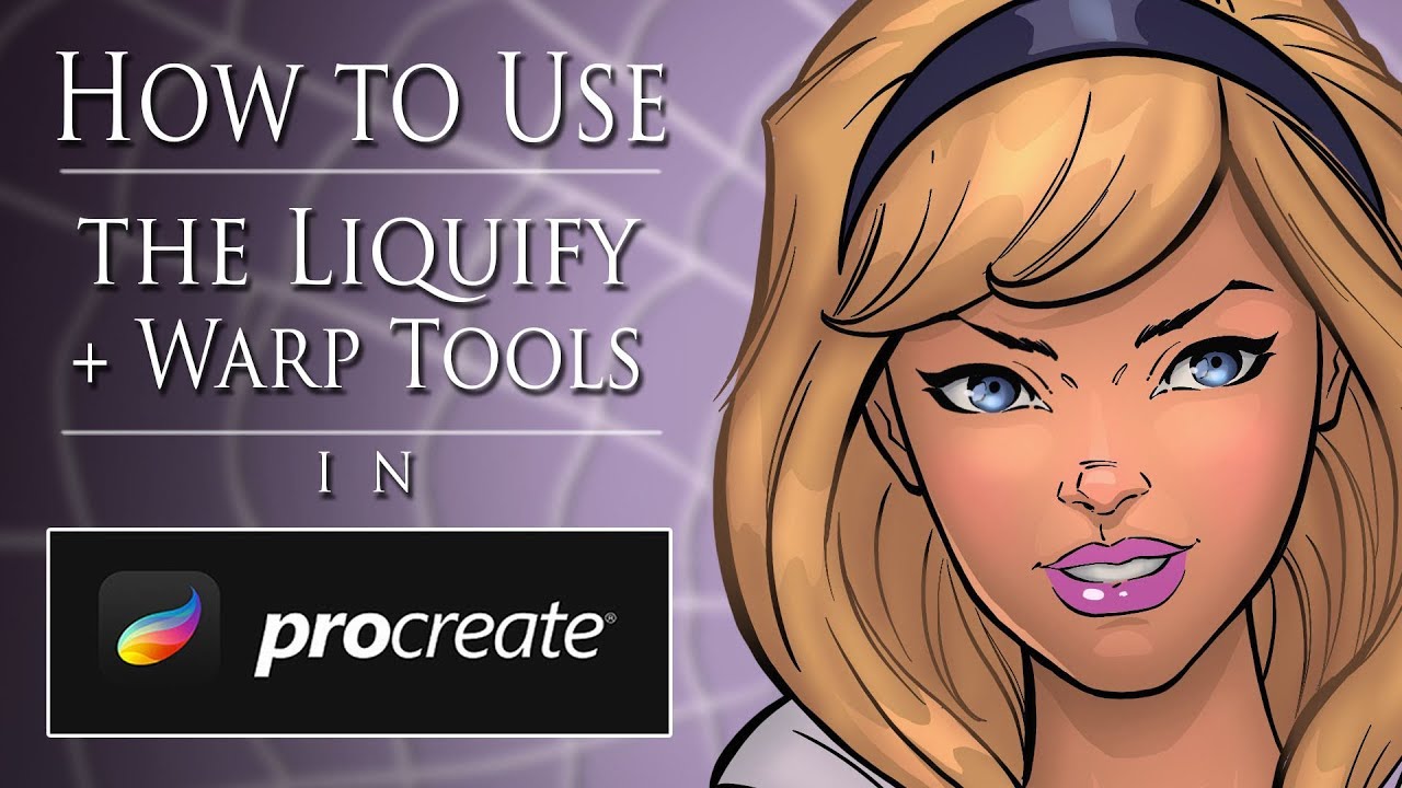 How to Use the Liquify and Warp Tools in the Procreate App - YouTube
