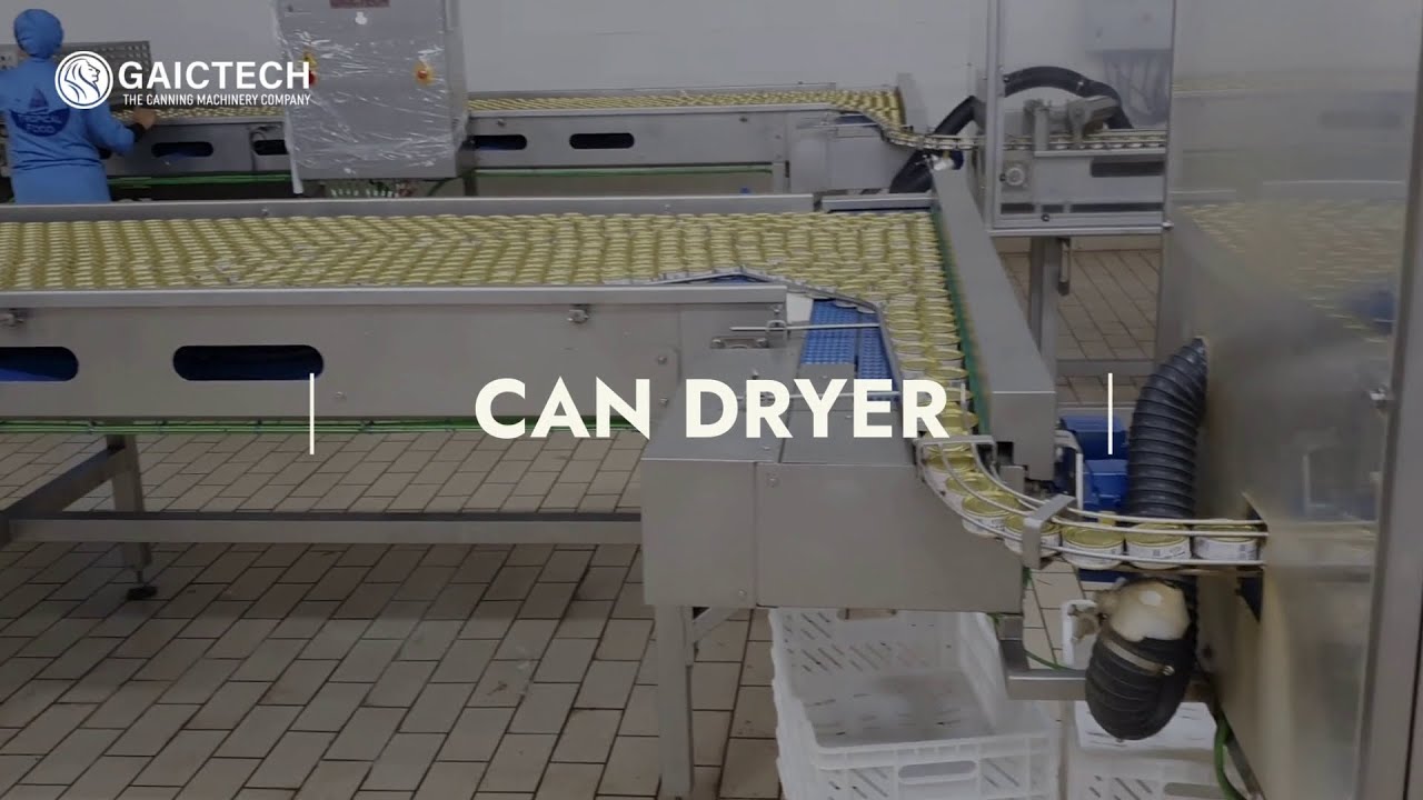 Can Dryer | Canning Machinery - YouTube