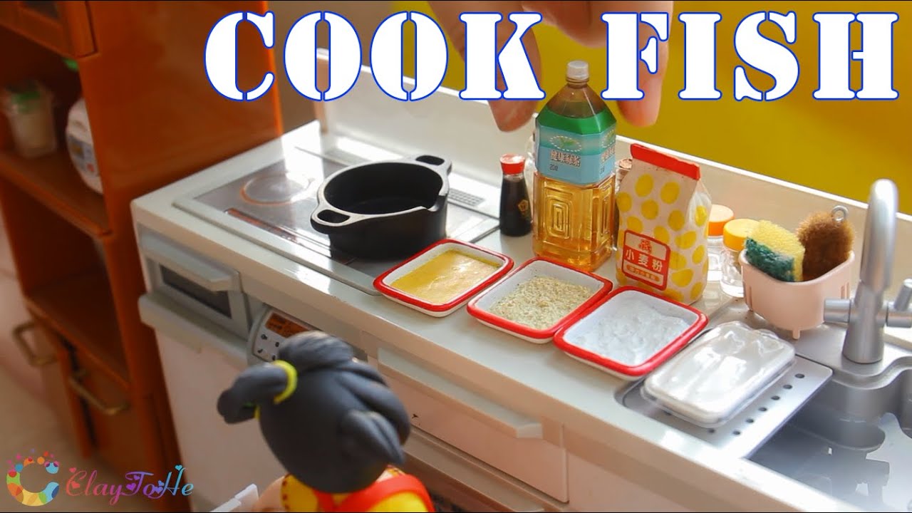 HaAn Cook Fish And Grilled Chopped Fish Play Doh Toy Story Playdough ...