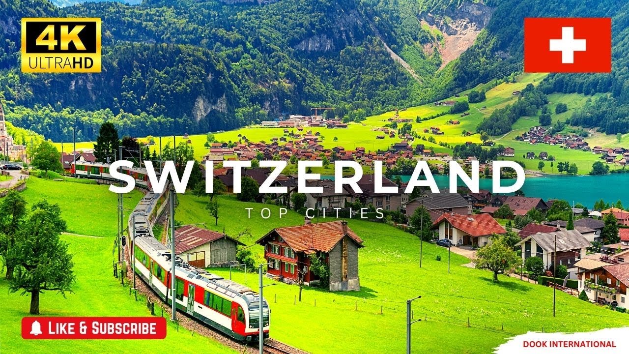 Switzerland Beautiful Cities & Top Tourist Attractions in 4K HDR 60 fps ...