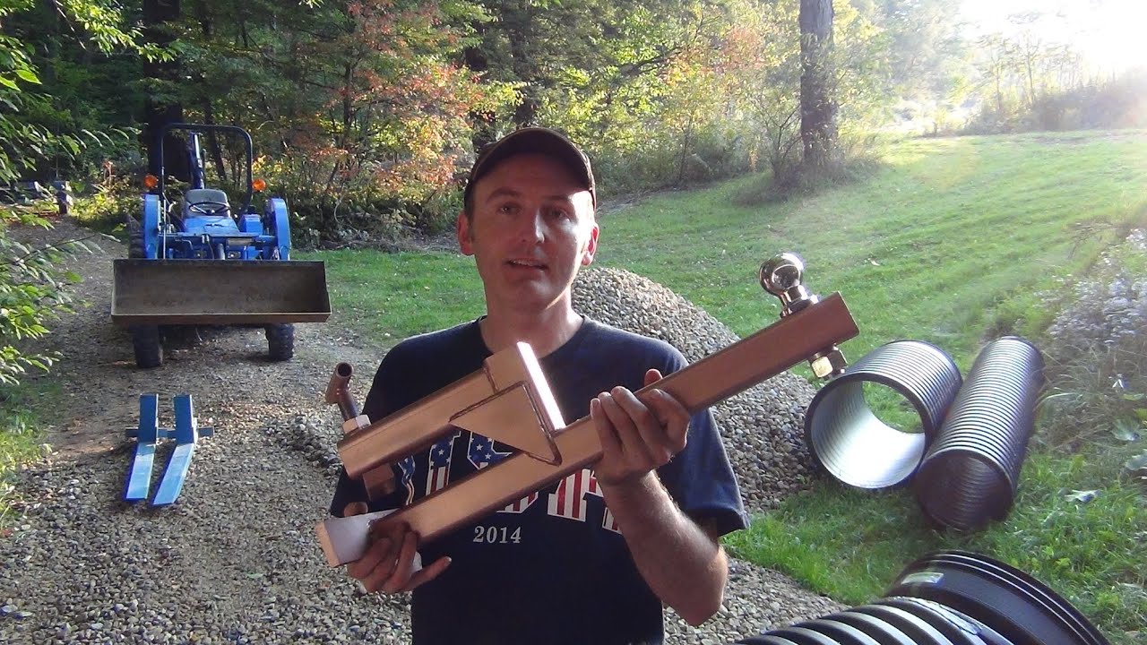DIY Loader Hitch for Your Tractor - YouTube