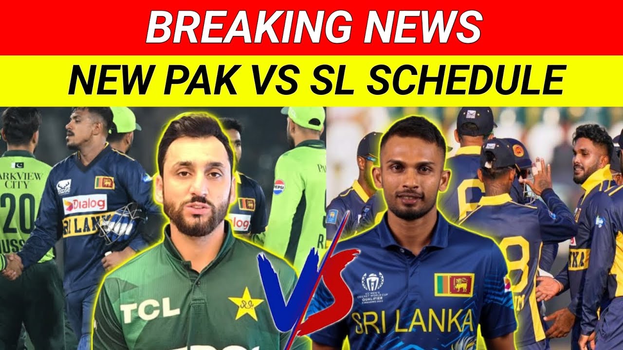 Pak vs Sl New Schedule | Pak vs Sl Schedule Before World Cup 2026 | Pak ...