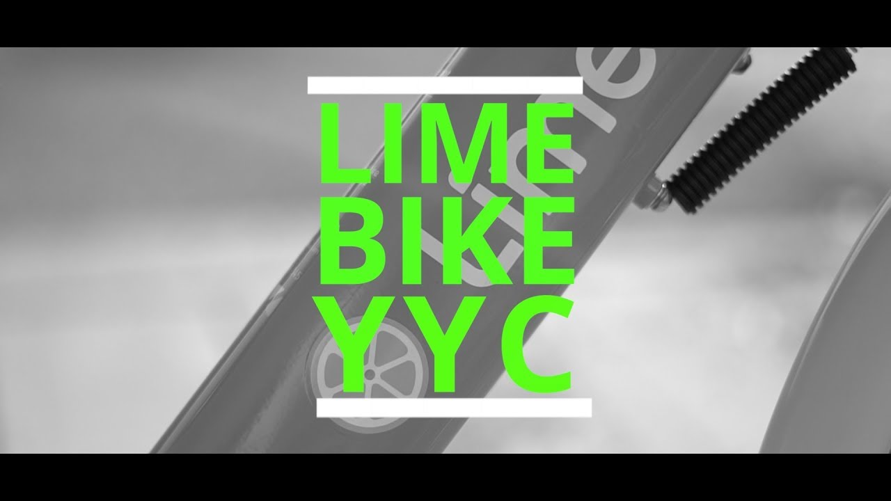 LimeBike Calgary | $1 Bicycle Rentals?! - YouTube