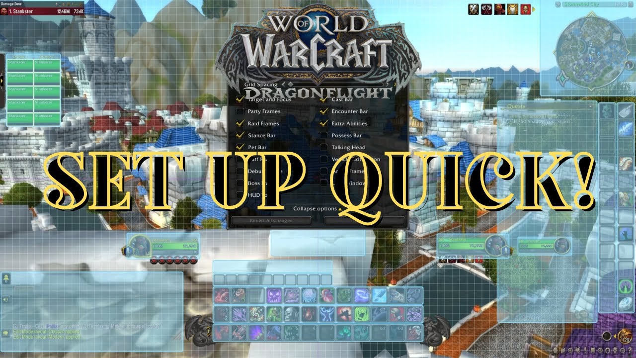Unlock the Magic of Dragonflight’s New UI - Setup in Minutes! - YouTube