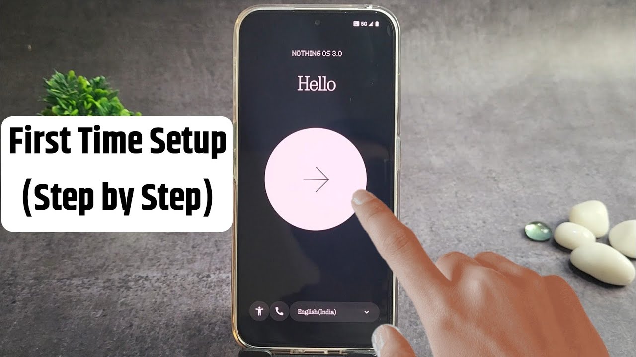Nothing Phone - First Time Setup For Beginners - YouTube