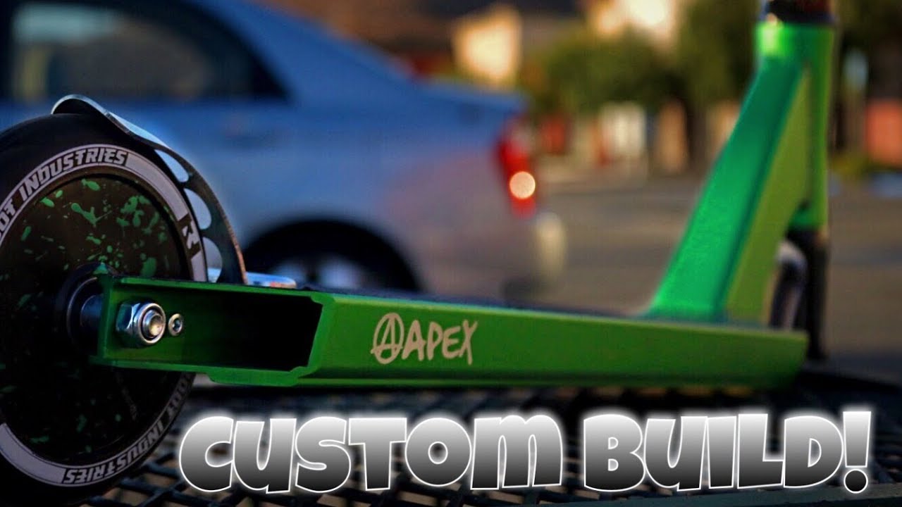 PARK CUSTOM SCOOTER BUILD! *SUPER LIGHT!* - YouTube
