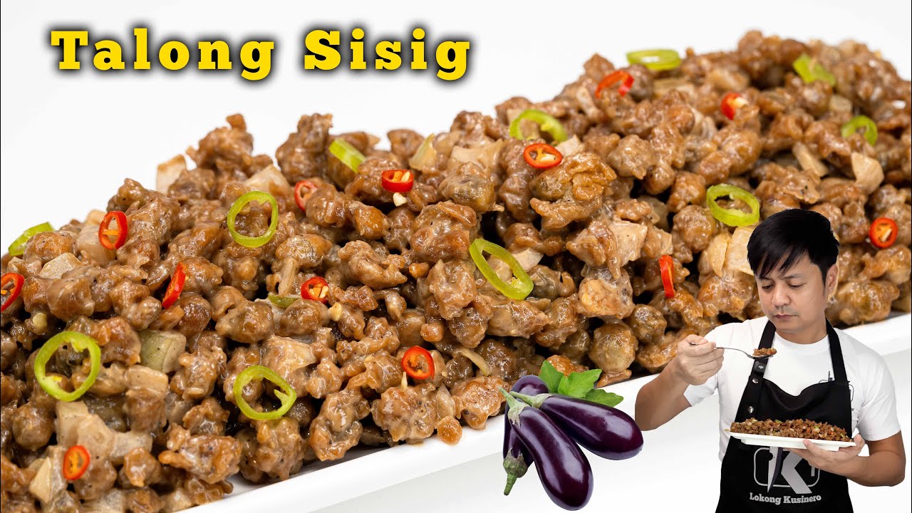 Talong Sisig Recipe Good For 3 - YouTube
