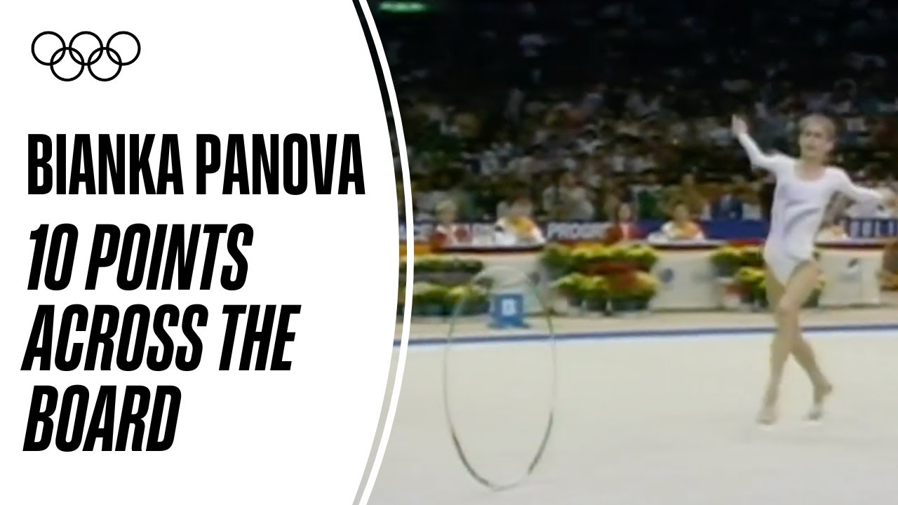 Perfect 10 - Bulgarian Bianka Panova's Hoop Routine at Seoul 1988 - YouTube