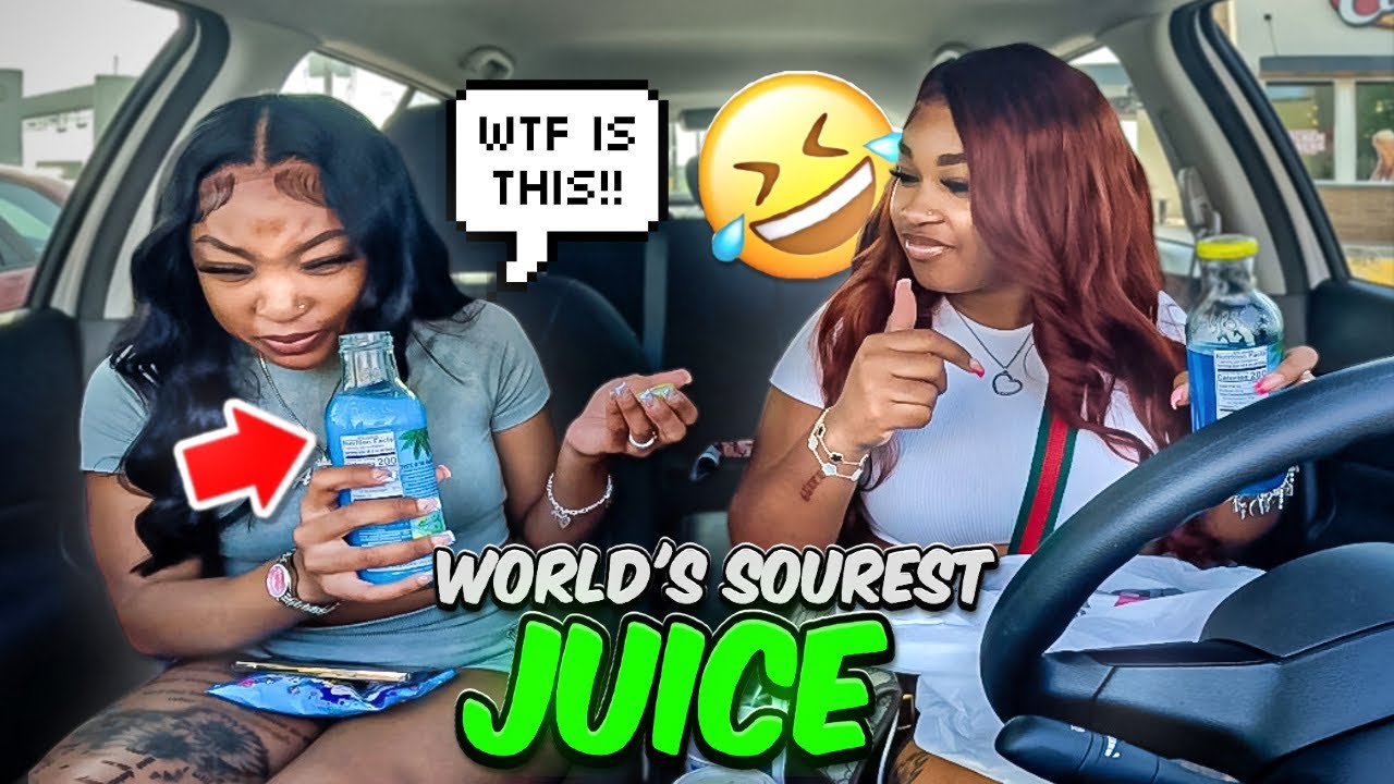 I SWITCHED OUT MY BESTFRIEND LEMONADE FOR THE WORLDS SOUREST JUICE😱 ...