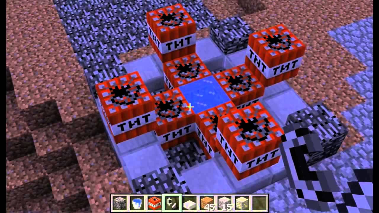 Minecraft Tutorial: Wie baue ich TNT-Kanonen - YouTube