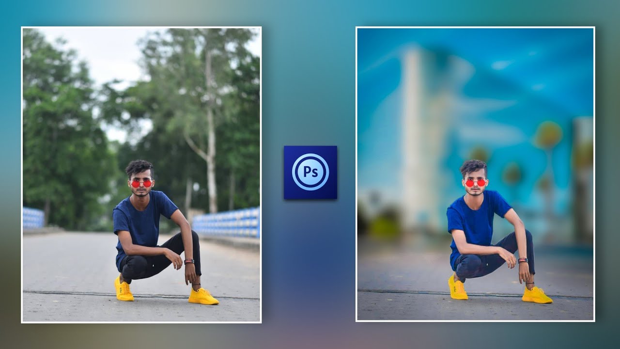 Ps Touch Manipulation Editing Tutorial || 🔥 Background Change Photo ...