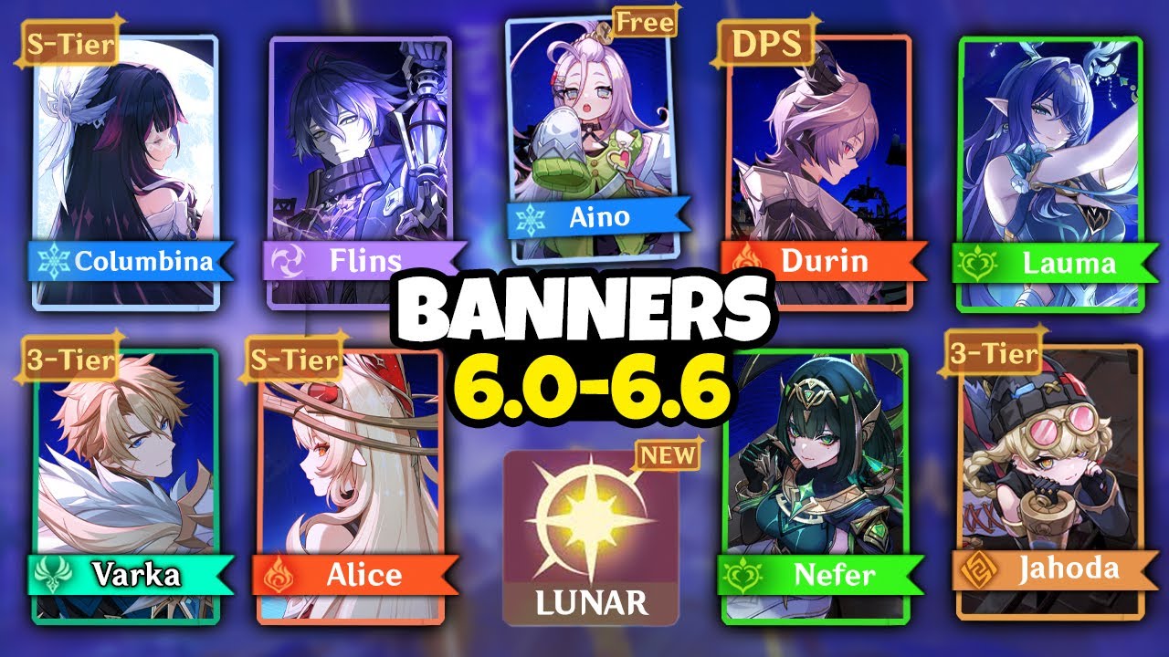 BIG UPDATE!! New 6.0 To 6.6 Full Banner ROADMAP & RANKING! Luama, Varka ...