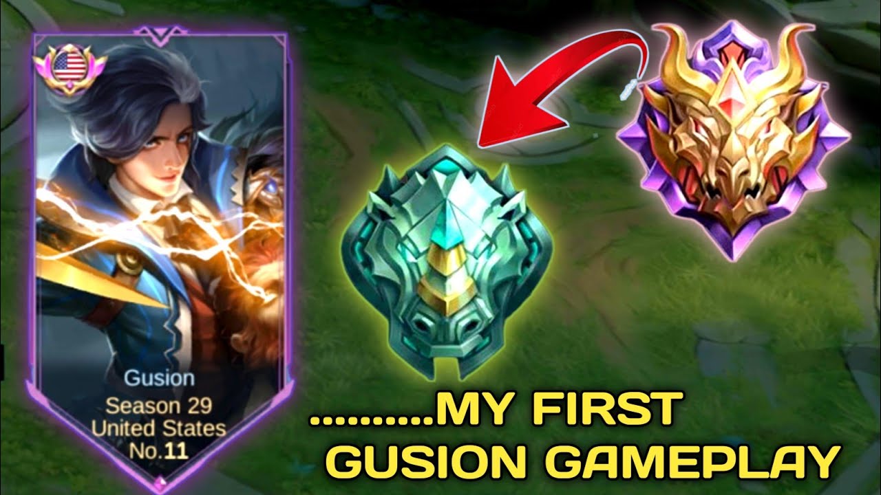 My Gusion First Gameplay In Epic Rank || Gusion Gameplay -Mlbb - YouTube