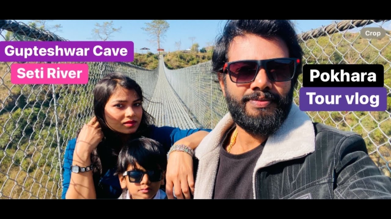 GUPTESHWAR CAVE ! SETI RIVER ! HAND STATUE ! HEMJA ! POKHARA TOUR VLOG ...