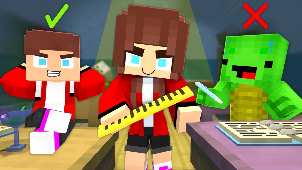 Evil JJ`s Sister Story - Maizen Minecraft Animation - YouTube