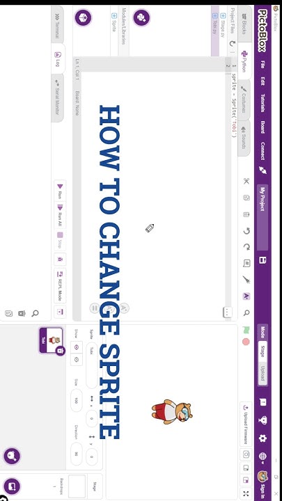 How To Change Sprite #scratch #scratchanimation - YouTube