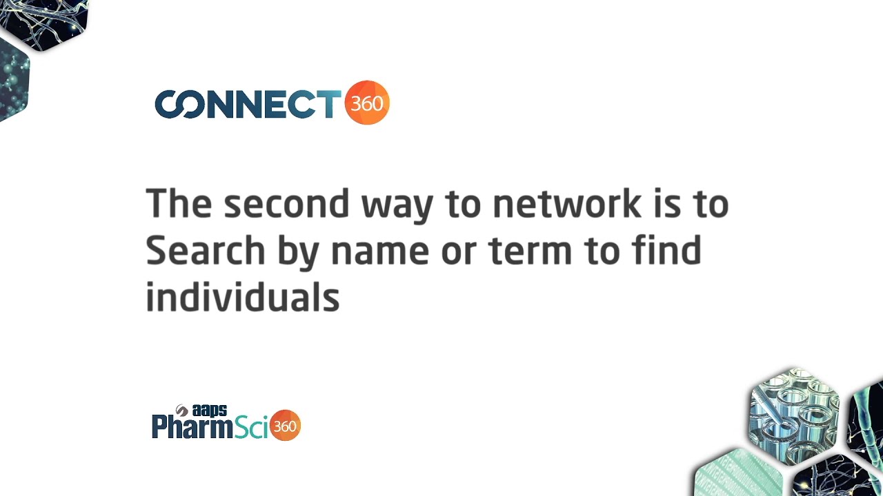Connect 360: Network By Search - YouTube