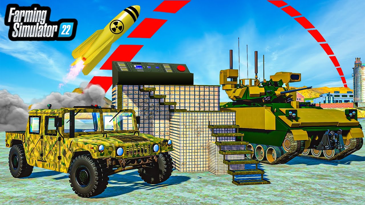 NEW NUKE LAUNCH CENTER! (MILITARY SERIES) | FS22 - YouTube