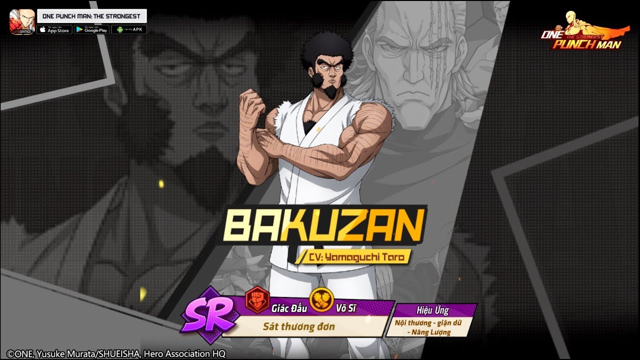 One Punch Man : The Strongest - Giới Thiệu Nhân Vật - BAKUZAN - YouTube