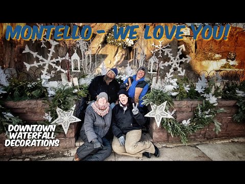 Montello | We Love You | Downtown Waterfall Decorations - YouTube