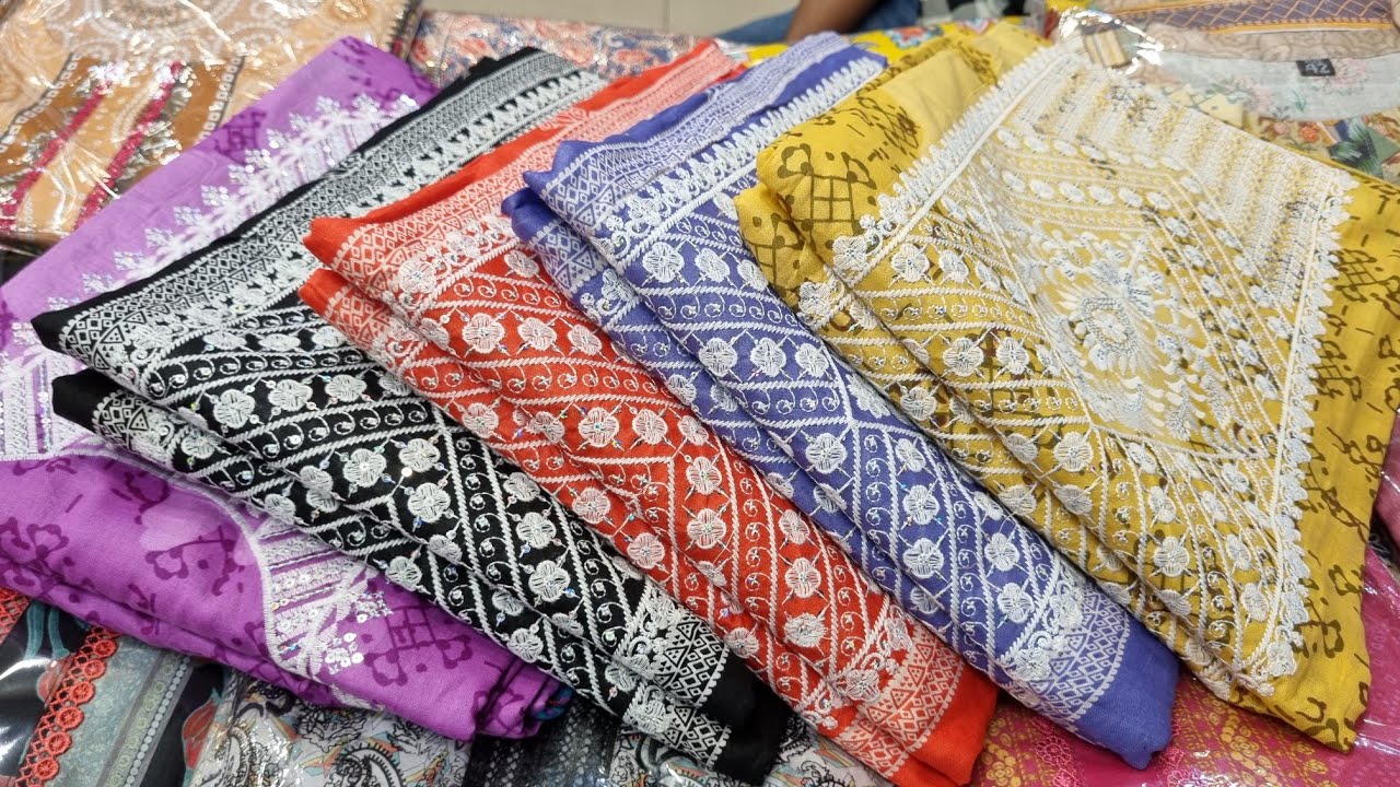 কিউটি ড্রেস 🔥 এত্তো সুন্দর সুতার কাজের ড্রেস এত্তো কমে আর পাবেন না 😱 না ...