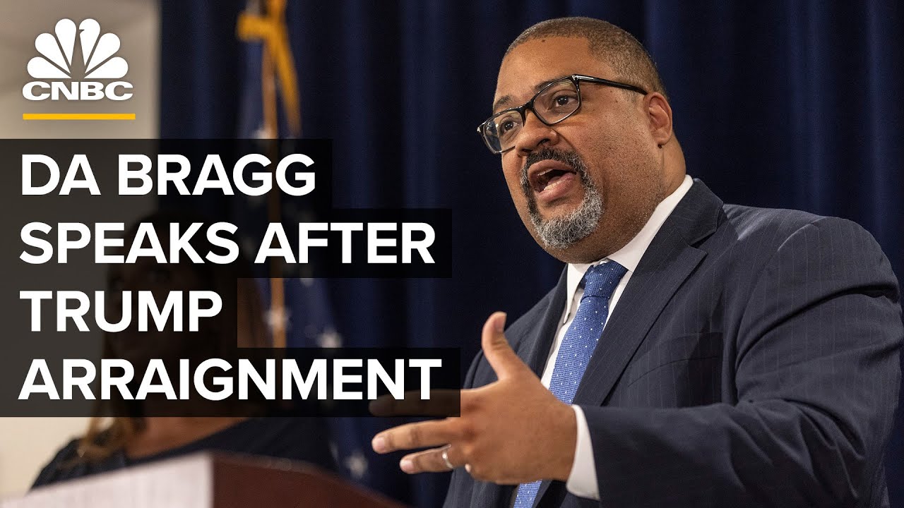 Manhattan DA Alvin Bragg holds press conference following Trump's ...
