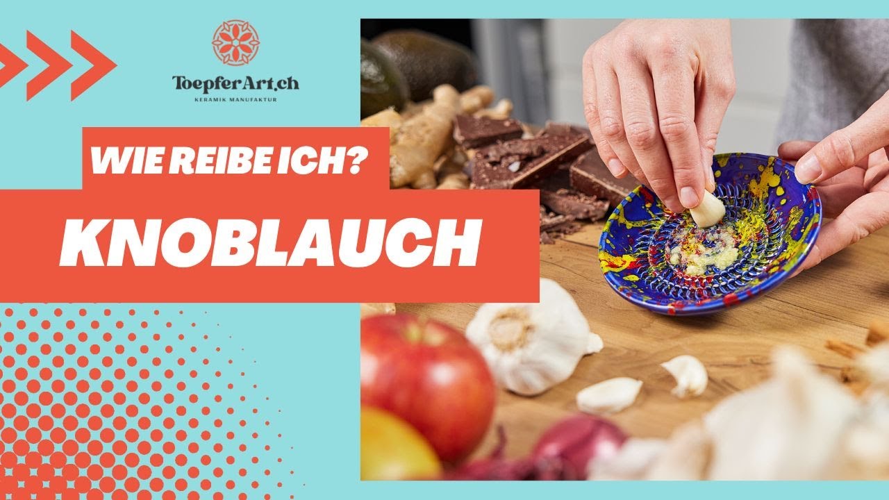 Wie reibe ich Knoblauch? - YouTube