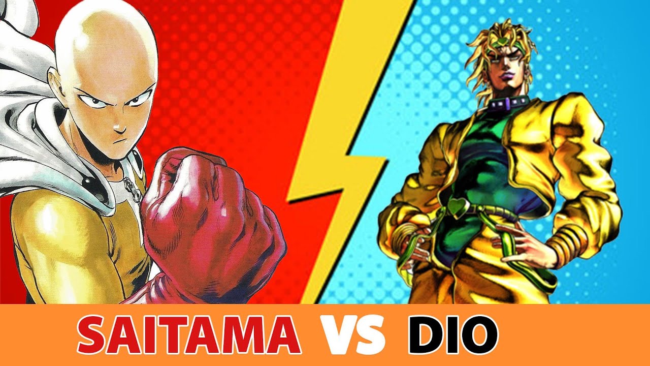 Saitama VS Dio - DIO STAND ON FULL POWER (Saitama vs Every Hero) - YouTube