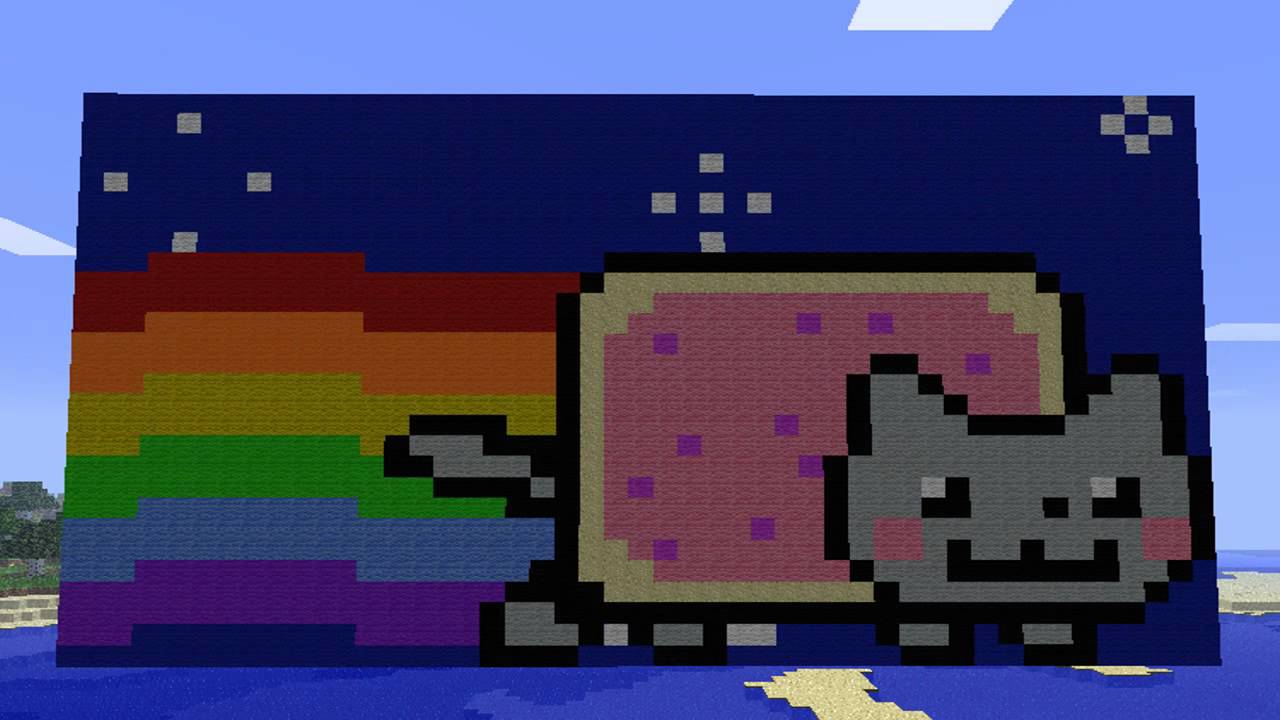 Minecraft Animated Nyan Cat (NyanCraft?) - YouTube