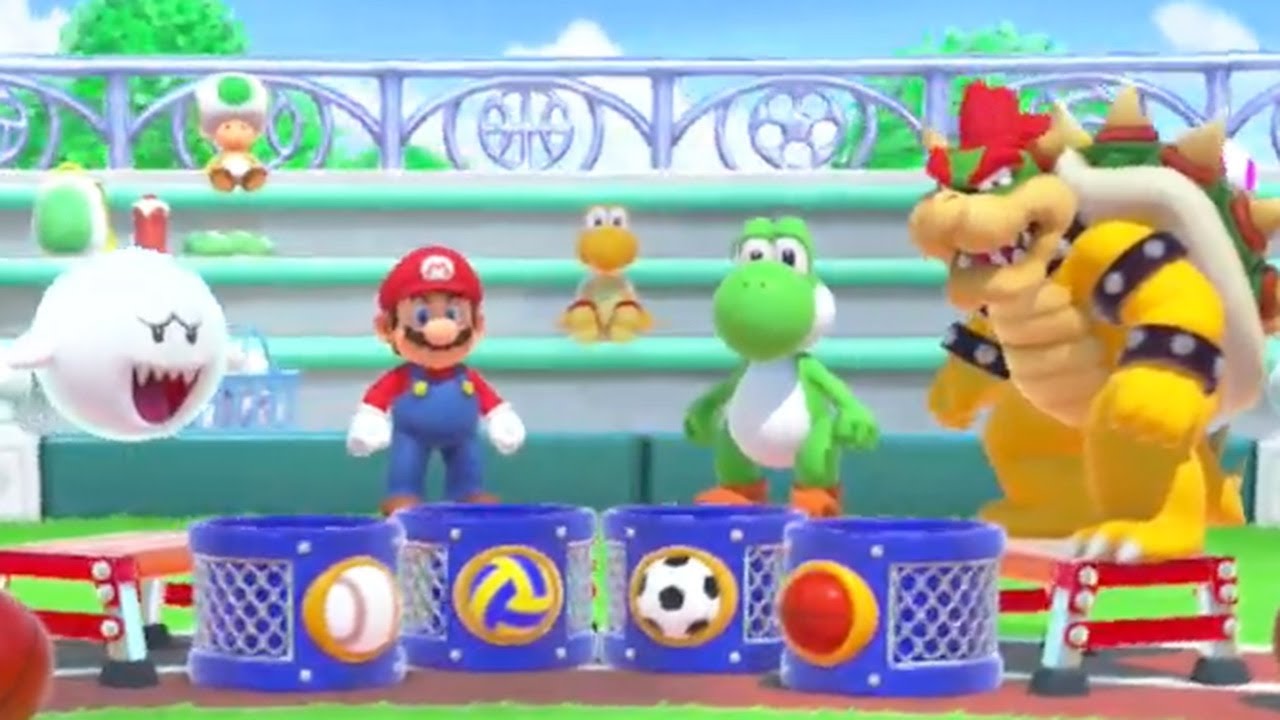 Super Mario Party Minigames - Bowser Boo vs Mario Yoshi (Master Cpu ...