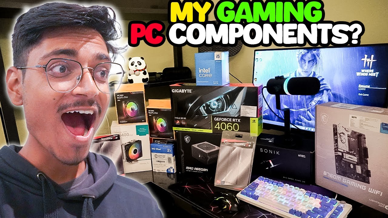 MY GAMING PC COMPONENTS 😍 | Full Setup + Price Reveal - YouTube