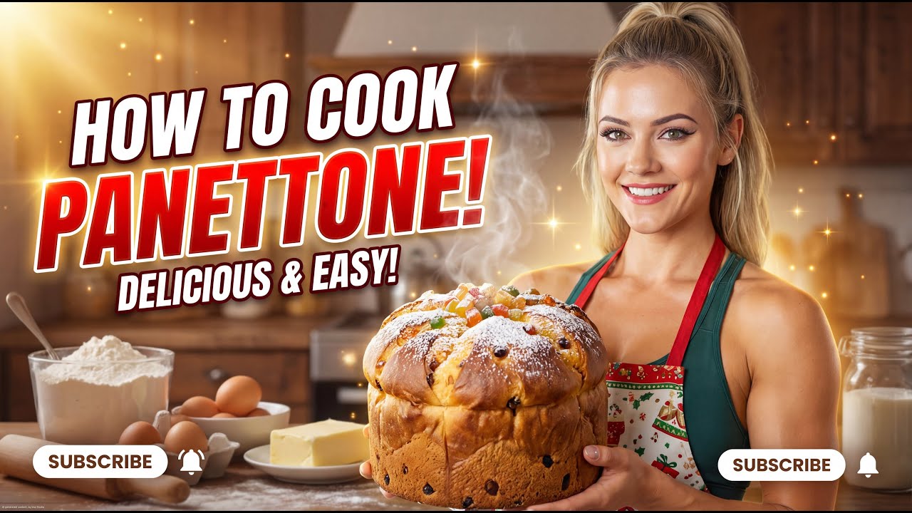 🎄 How to Make Panettone at Home | Easy Italian Christmas Cake Recipe ...