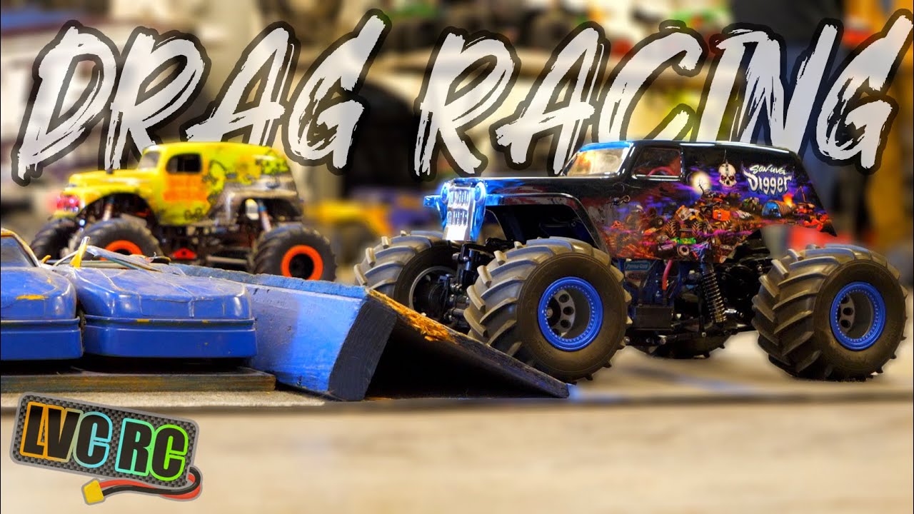 Monster Truck Drag Racing at the 2023 Hall Brothers Classic! - YouTube