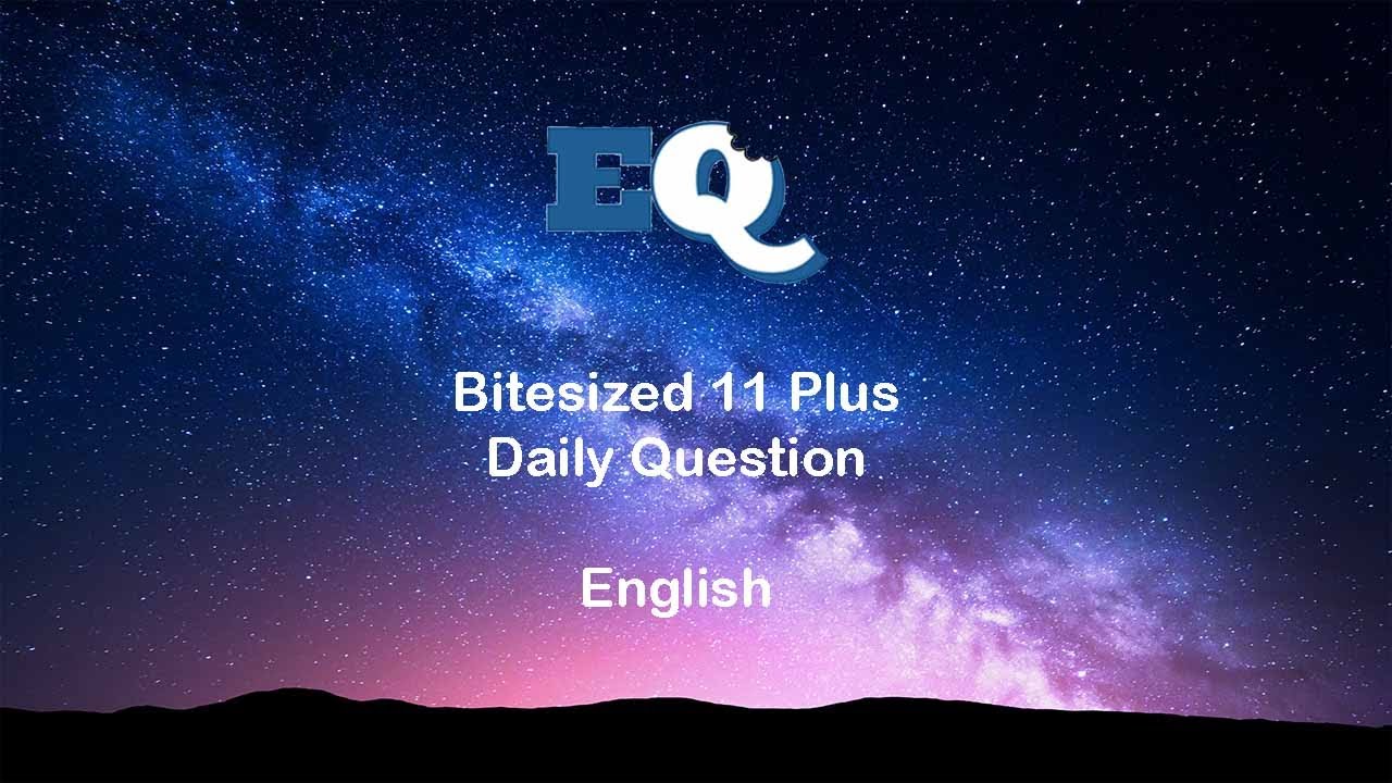 Free 11 Plus Course - Episode 27 - English Language - YouTube