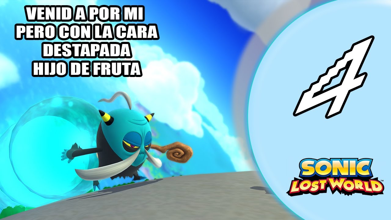 Sonic Lost World Episodio 4 | El maestro Zik quiere un 1 pa 1 sin ...