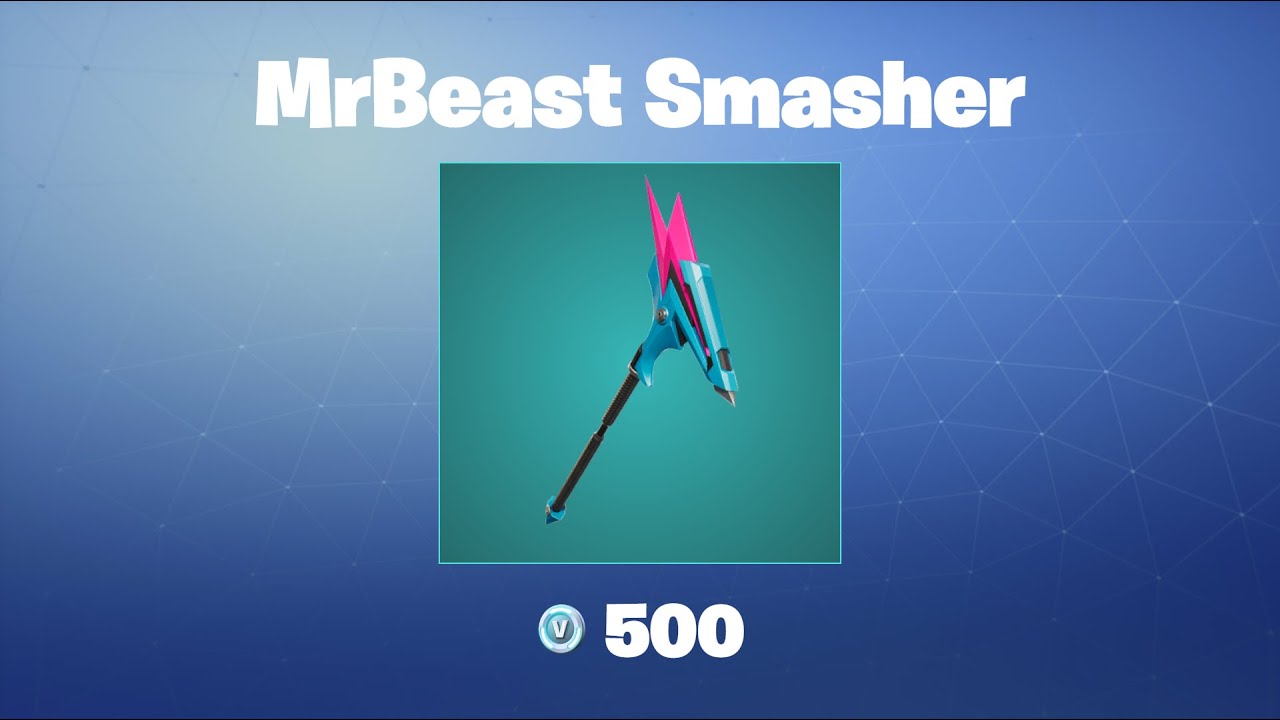 MrBeast Smasher | Fortnite Pickaxe - YouTube