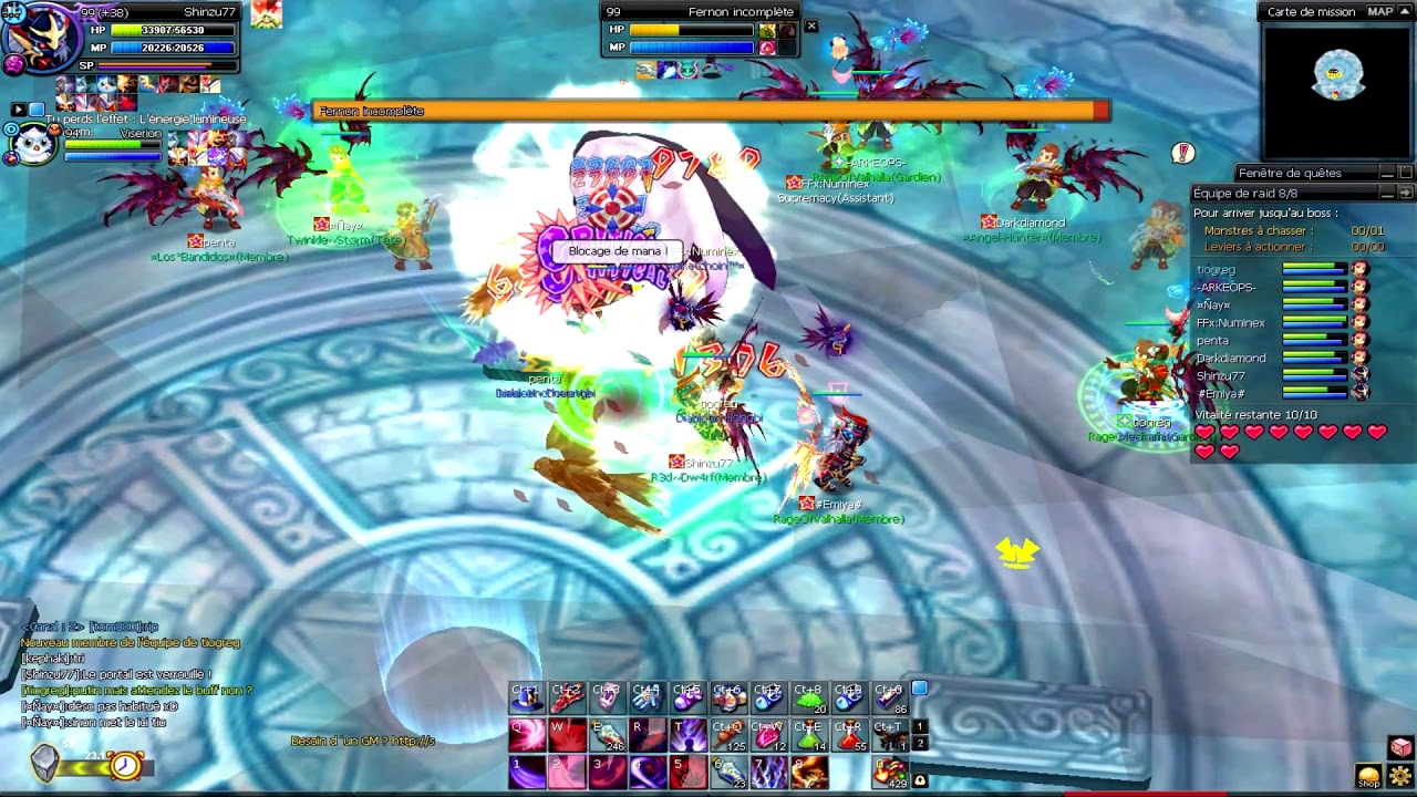 [NosTale] Raid Fernon SpeedRun 1min + - YouTube