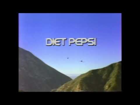 Diet Pepsi commercial from beginning of original Top Gun VHS tape (1986)