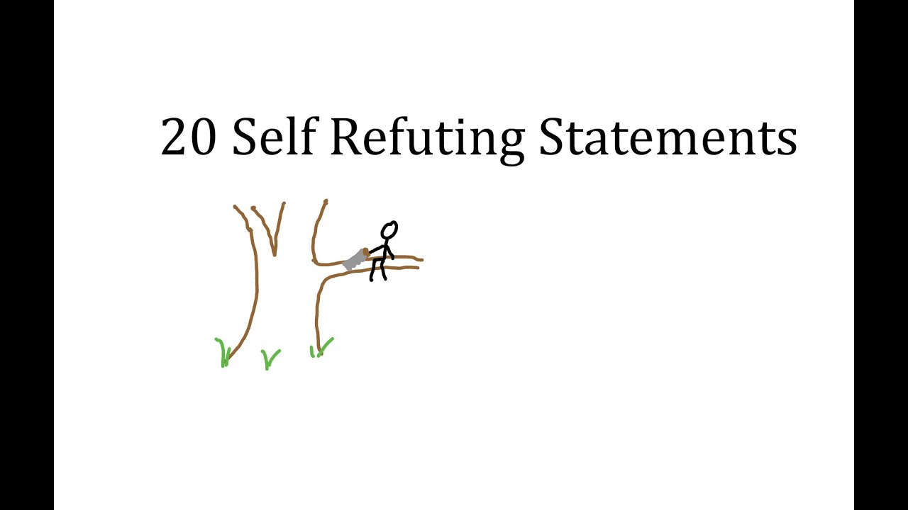 20 Statements That Refute Themselves! - YouTube