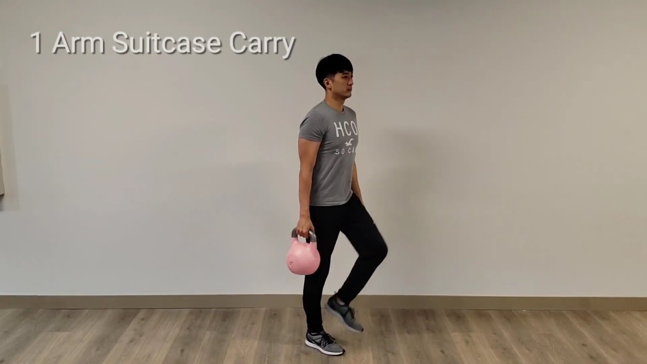 1 Arm Suitcase Carry (한손 수트케이스 나르기) - YouTube