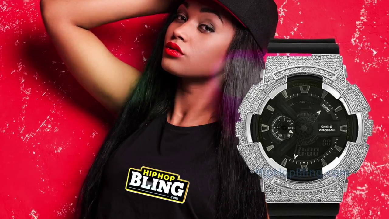 Roll In High Quality Diamond Bling Watches From Hip Hop Bling - YouTube