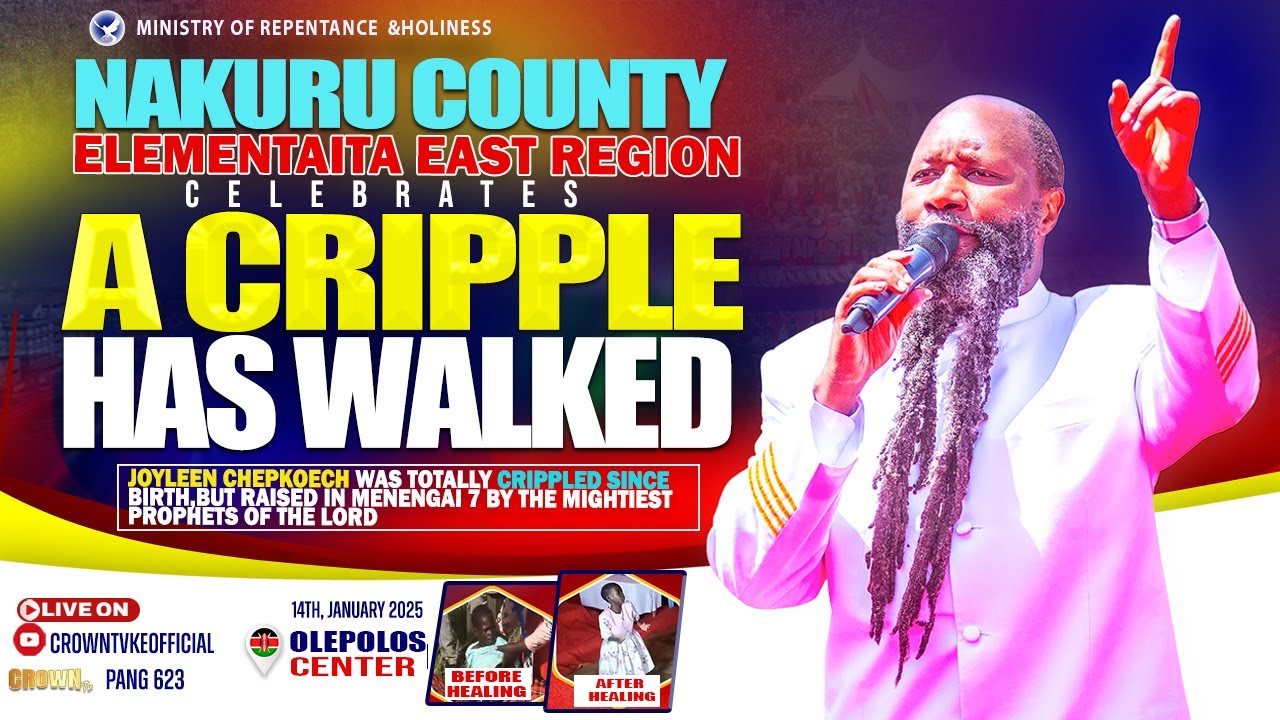 ELEMENTAITA EAST REGION || CELEBRATES A CRIPPLE HAS WALKED || 14TH JAN ...