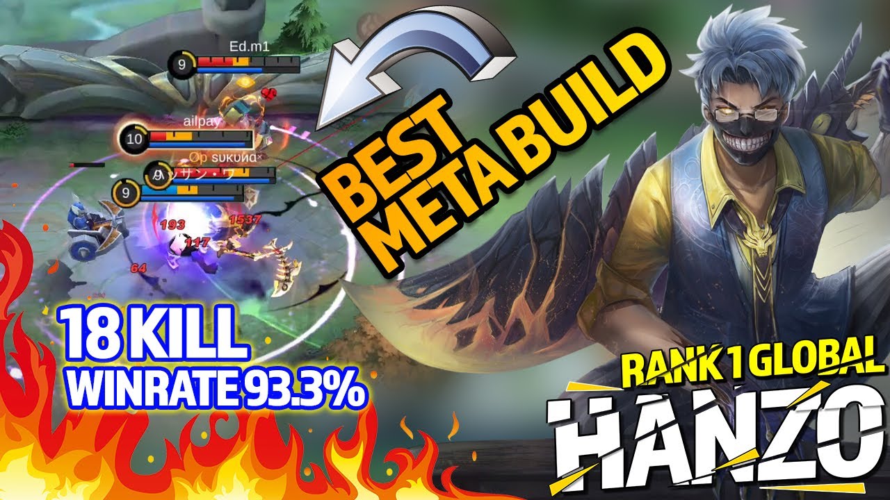 The KING Of The World Hanzo! Totally Broken! | Top 1 Global Hanzo ...