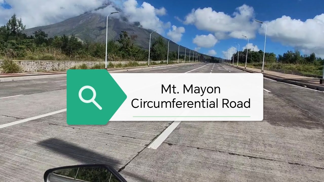 Mt. Mayon Circumferential Road @brgy bonga legazpi city - YouTube