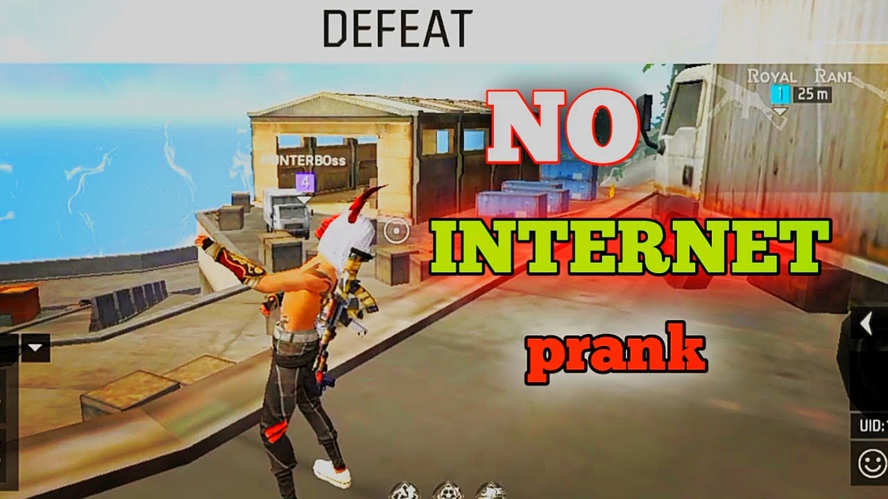 GarenaFree Fire: BOOYAH Day,Free fire no internet prank - YouTube