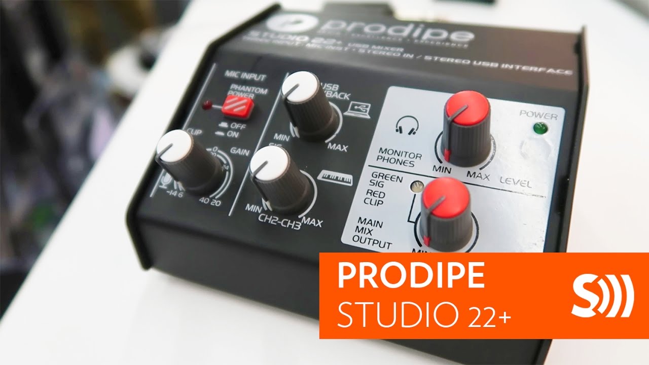 PRODIPE STUDIO 22+ [MUSIKMESSE 2017 ] [FR] - YouTube
