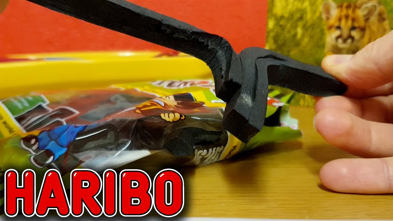 Haribo Trekdrop Licorice Candy (Unboxing) Pulling Stretchy Liquorice ...