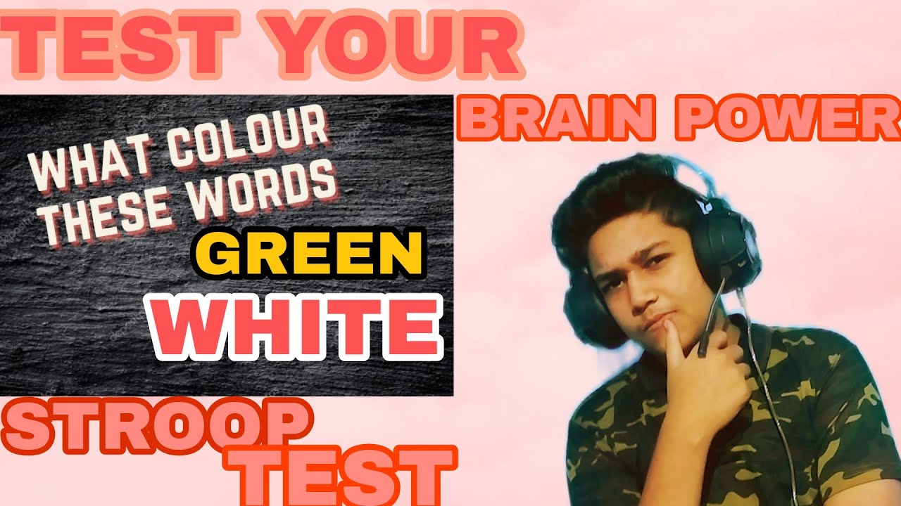 STROOP TEST || BRAIN POWER TEST || SHIVAMUNFILTERED - YouTube