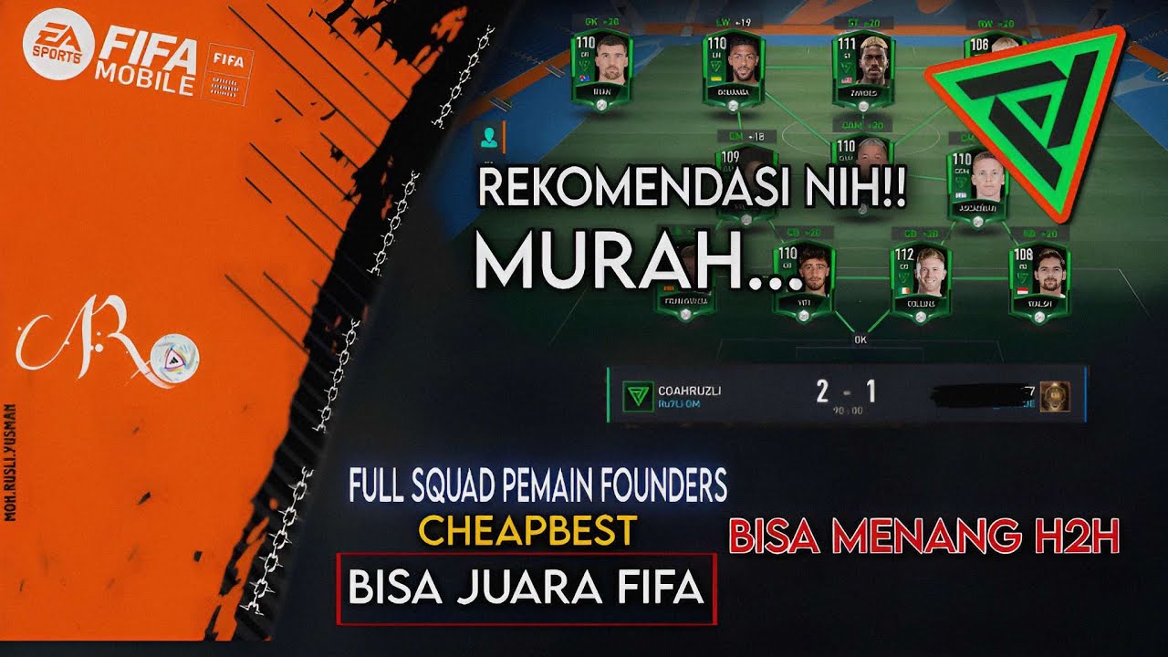 BUILD TEAM SPECIAL PLAYER FOUNDERS TERMURAH!!BISA MASUK JUARA FIFA FIFA ...